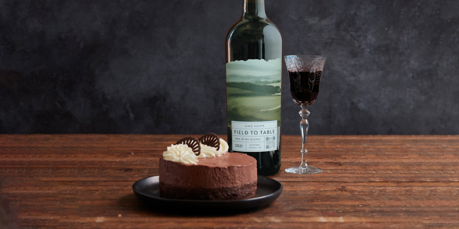 Chocolate pairings with ONEHOPE’s Field to Table Red Blend